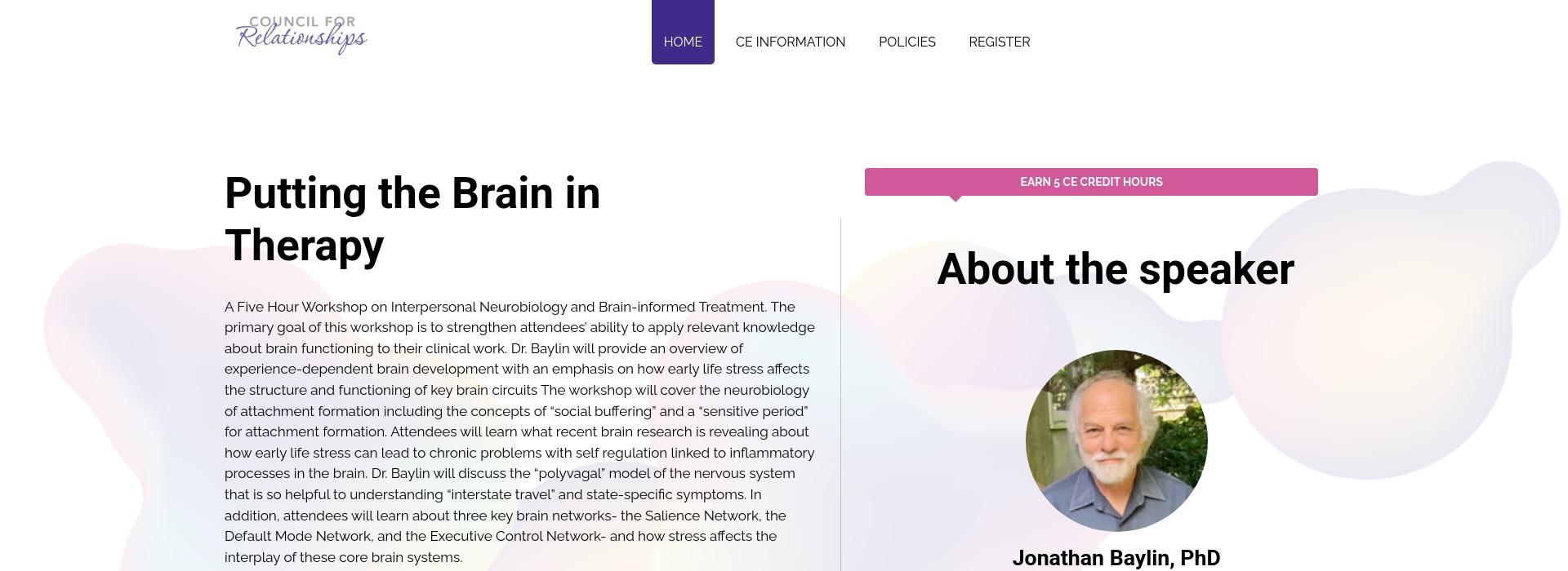 Putting the Brain in Therapy